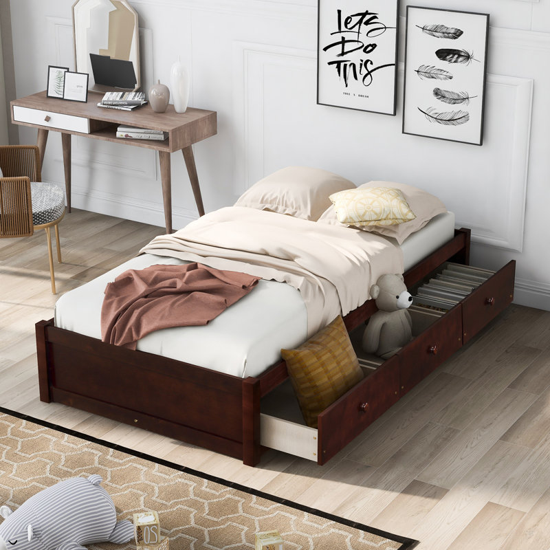Alma low profile storage platform bed store